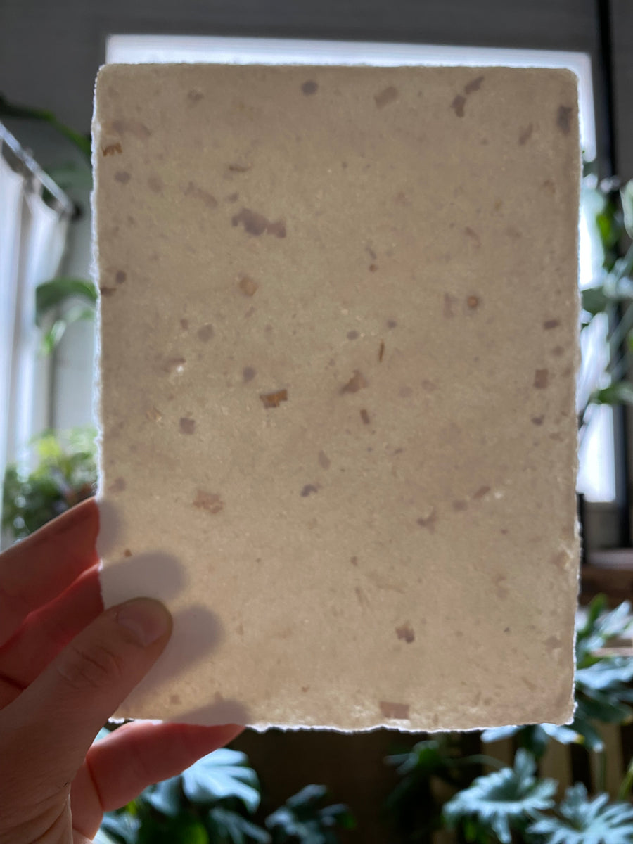 Handmade Sawdust Paper – Bat Flower Press